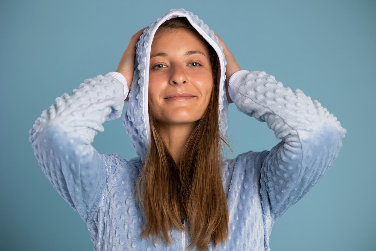 Adult Baby Onesie “Mila” Minky Velour – Privatina